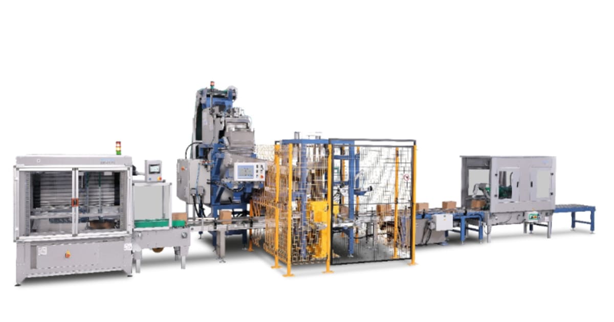 Automatic carton packaging lines for oriented nails and fasteners ...