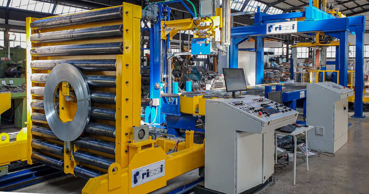 Automatic Packaging System for Slit Coils by Rizzi | expometals