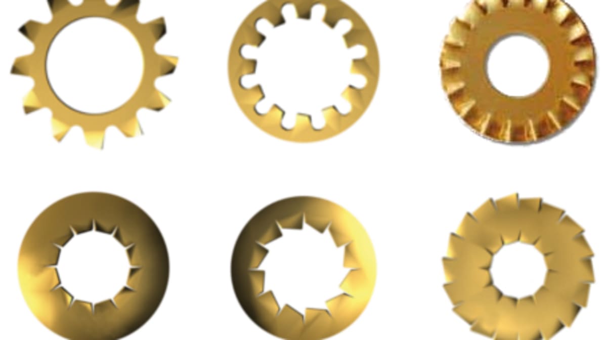 Internal, external and conical toothed serrated lock washers | expometals