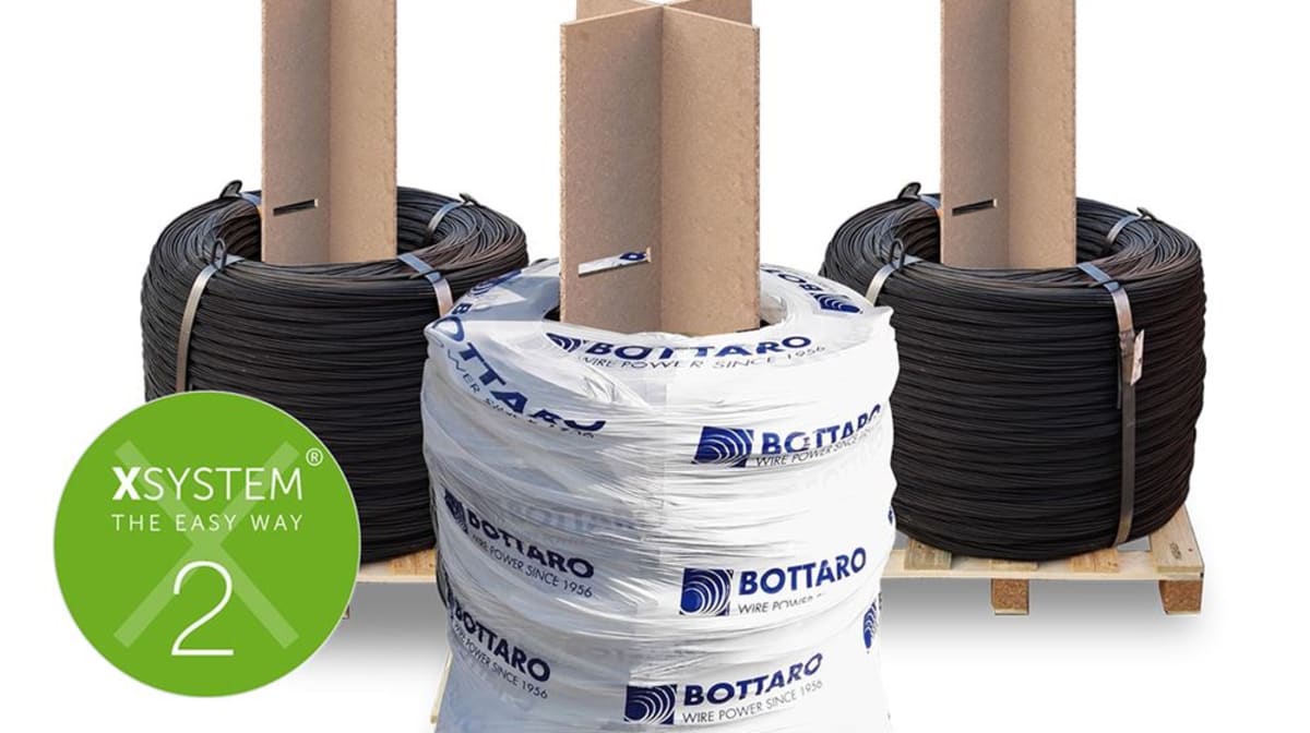 Recyclable and biodegradable wire carrier - Xsystem® 2 | expometals