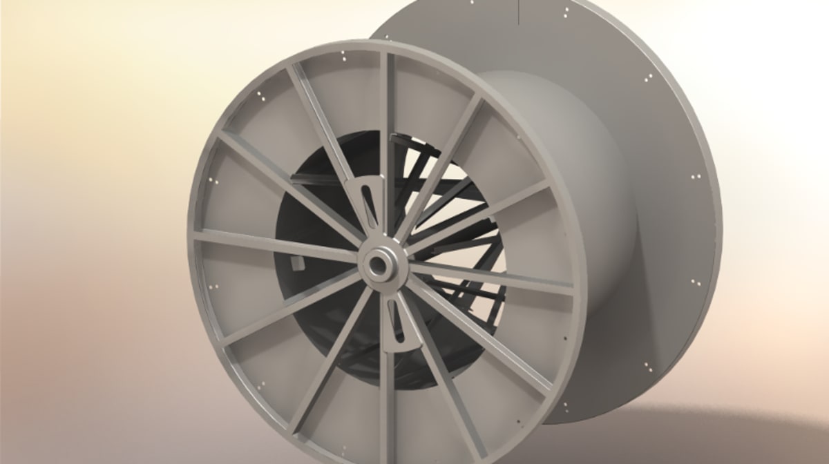 Carrete de carpintería de grandes dimensiones para cables, cuerdas y ...