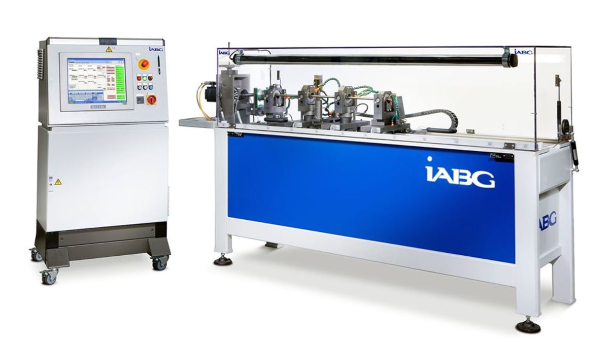Rotating bending testing machine for springs and anti-roll bars ...