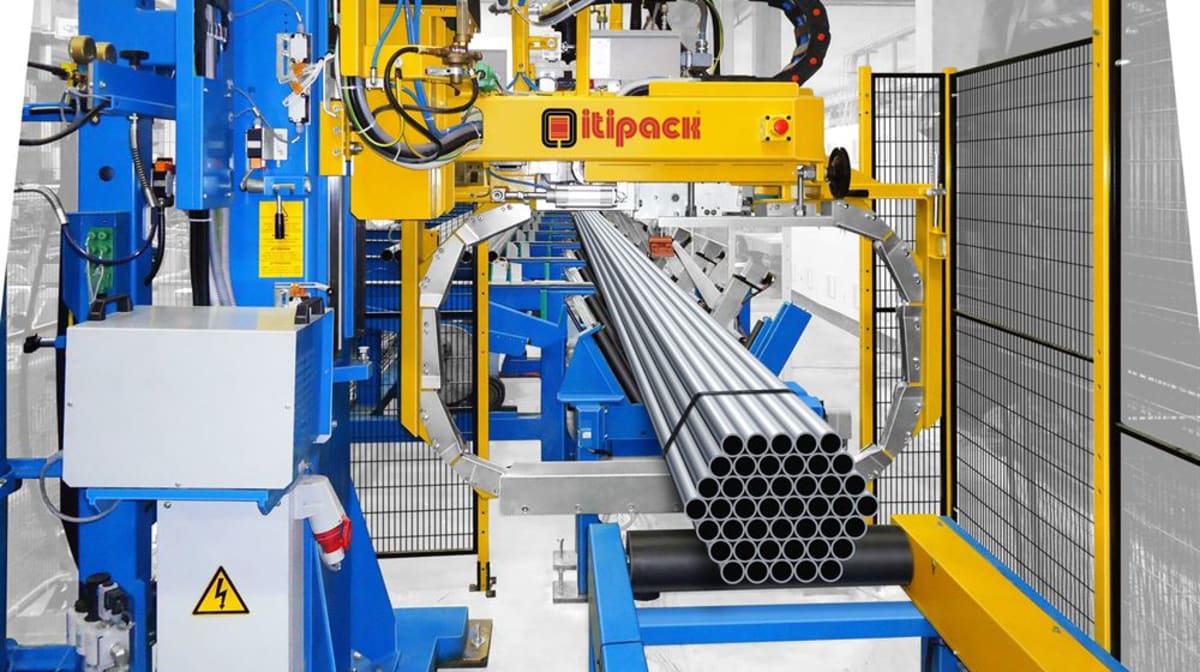 Strapping machines for tube and profile bundles | expometals
