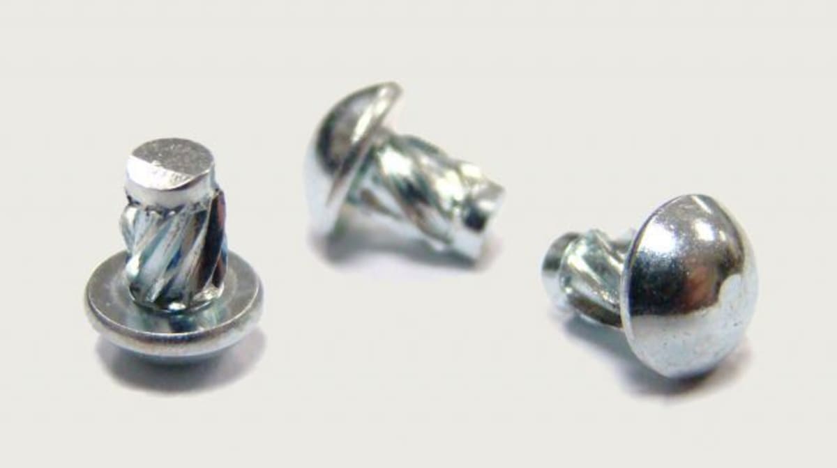 Round head self-tapping rivets with dog point | expometals