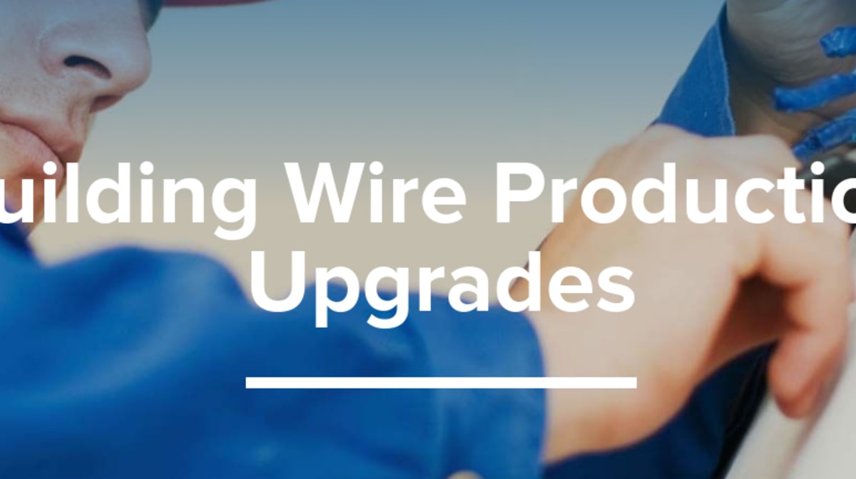 Building wire production line upgrades | expometals