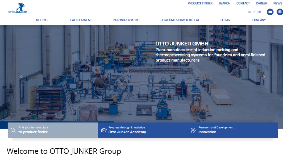 Otto Junker en Simmerath (K) - Alemania | expometals