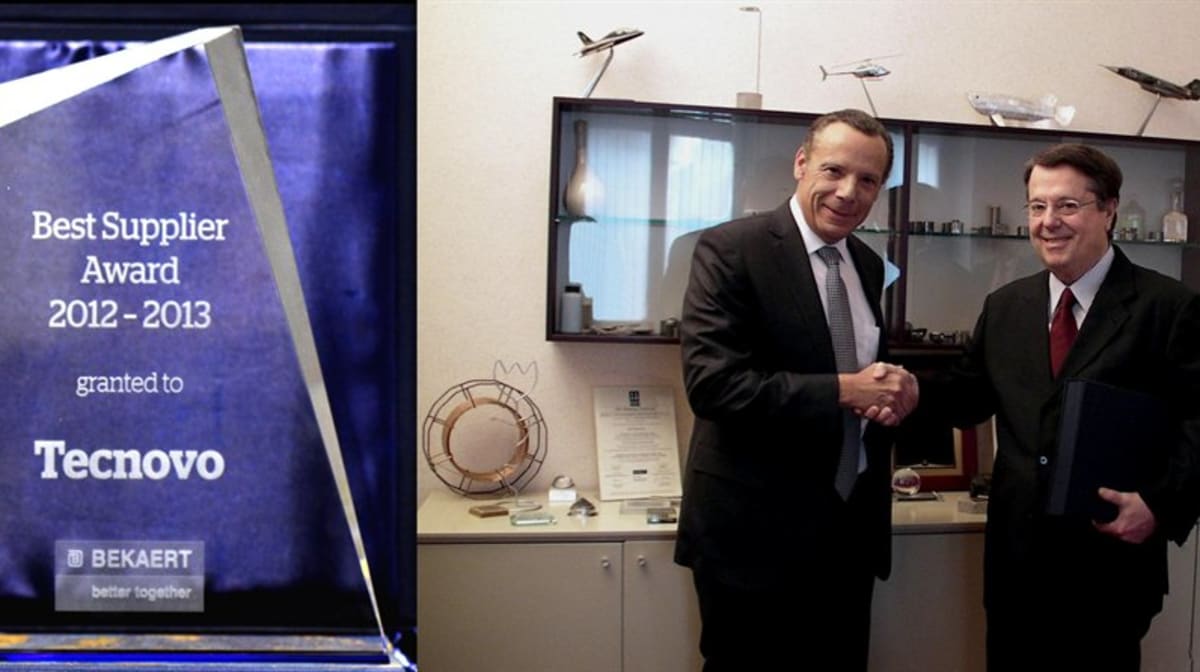 Tecnovo conquista award “BEKAERT BEST SUPPLIER 2012/2013” | expometals