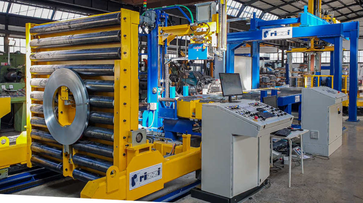 Automatic Packaging System for Slit Coils by Rizzi | expometals