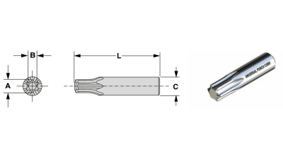 6-lobe (TX) socket punches | expometals