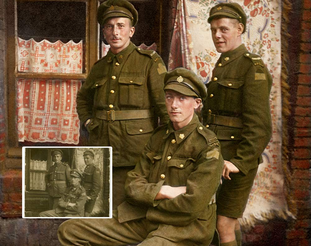 WWI Soldiers Colourization - Extreme Imaging