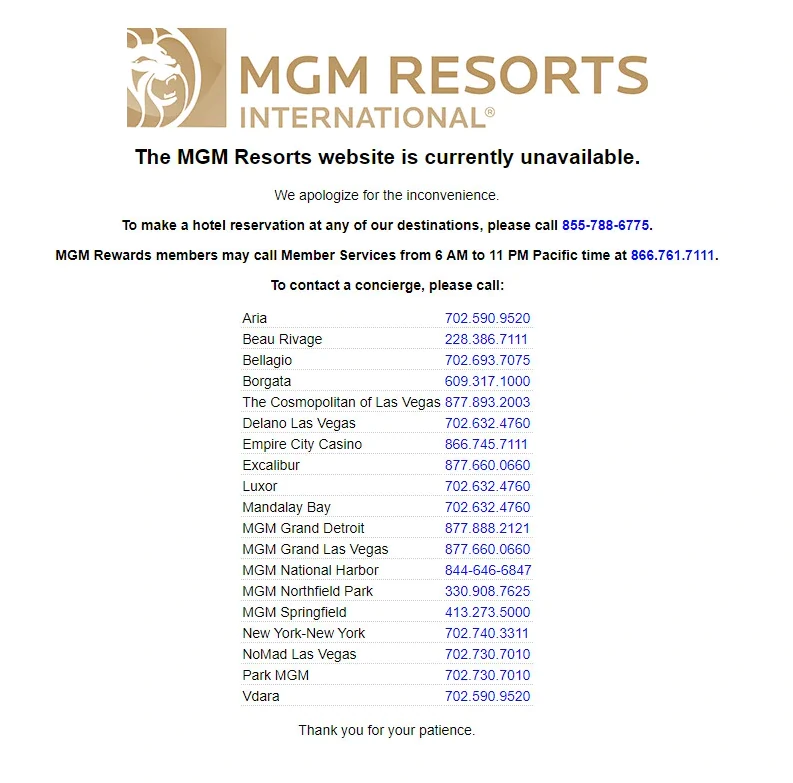 Ransomware Attack Crippled Las Vegas Casinos: From Outage To Free Lap ...