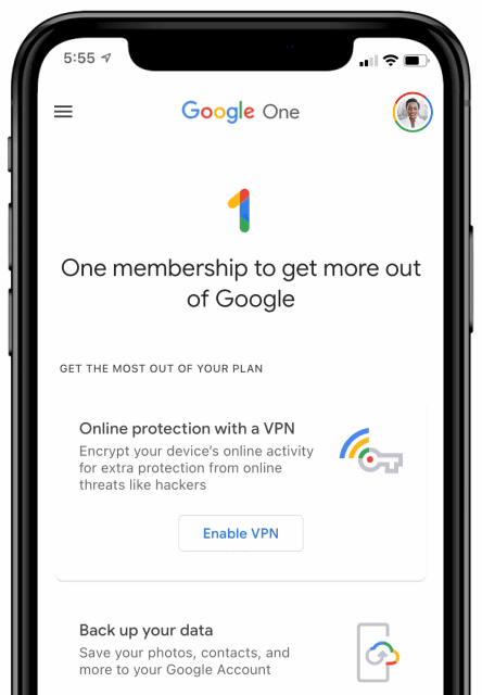 Google One Brings Its VPN To iOS, And Adds New Features For Android | Eyerys