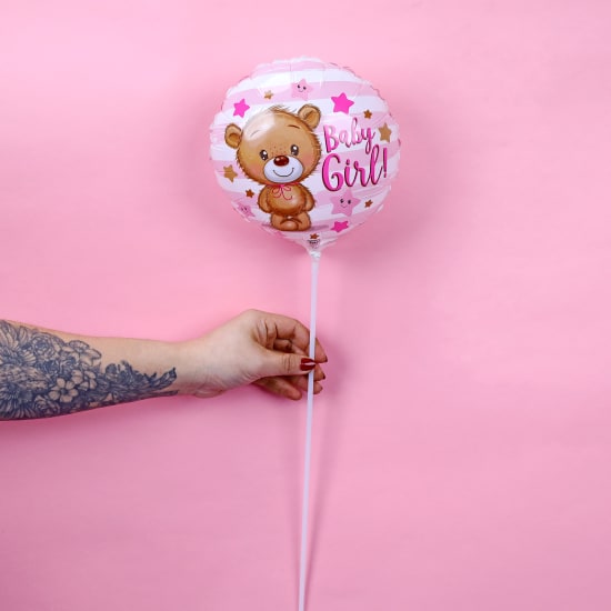 Its A Girl Balloon Pick