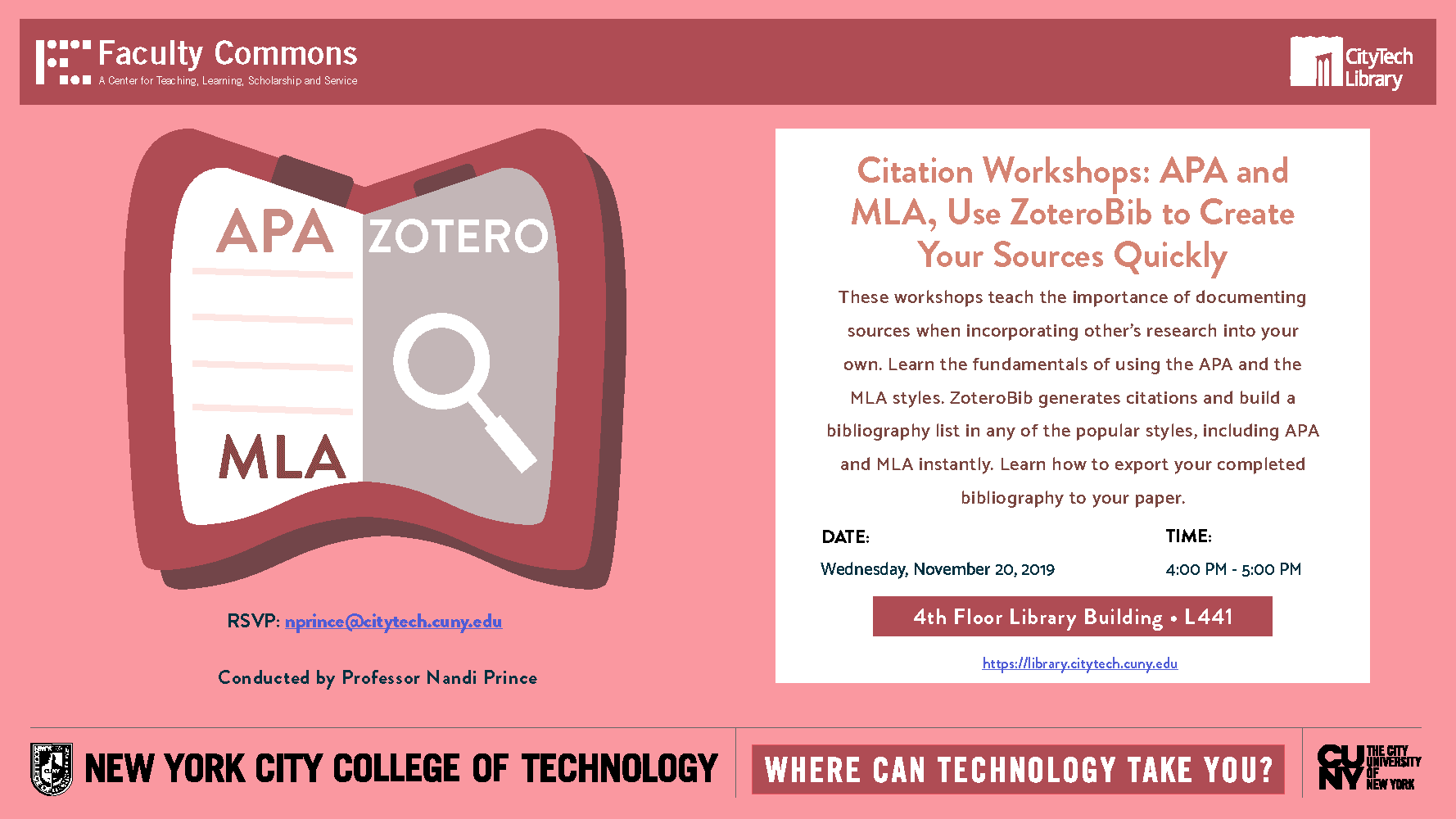 Citation Workshop: APA and MLA, Use ZoteroBib to Create Your Sources ...