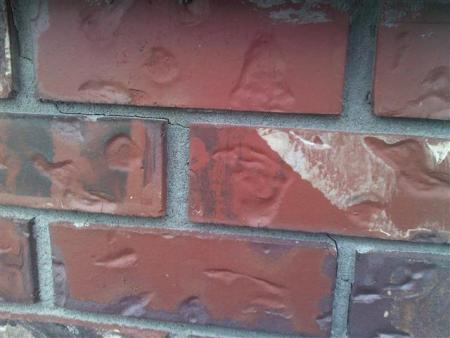 Water Damaged Brick Wall in Cloverdale - Featured Home Inspection ...