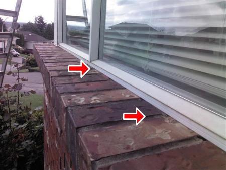 Water Damaged Brick Wall in Cloverdale - Featured Home Inspection ...
