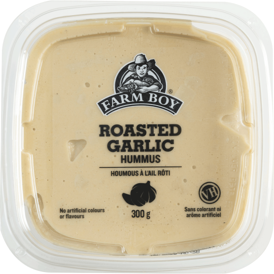 Farm Boy™ Roasted Garlic Hummus Dip (300 g) | Farm Boy