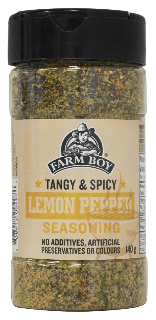 Farm Boy™ Lemon Pepper Seasoning Mix (140 g) | Farm Boy