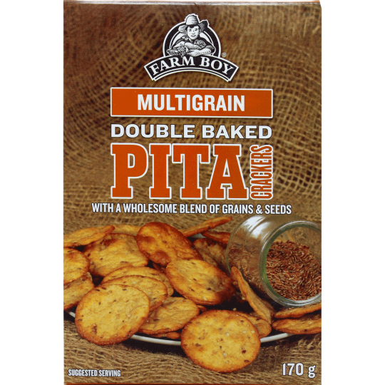 Farm Boy™ Multigrain Pita Crackers (170 g) | Farm Boy