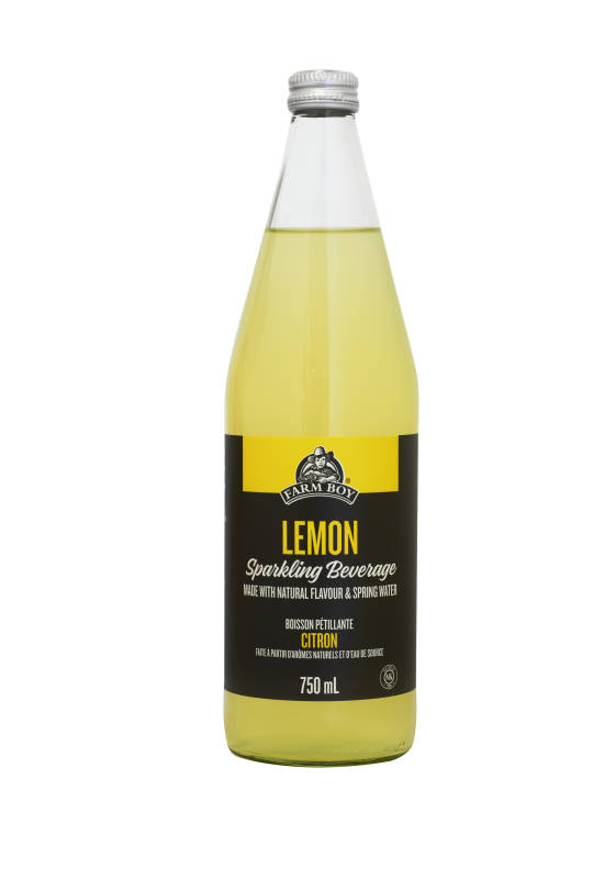 Farm Boy™ Lemon Sparkling Beverage (750 ml) | Farm Boy
