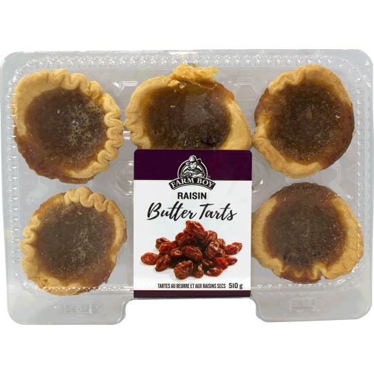 Farm Boy™ Raisin Butter Tarts (510 g) | Farm Boy
