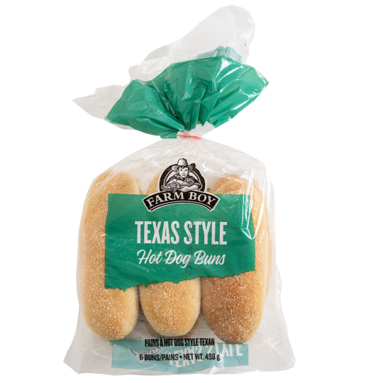 Farm Boy™ Texas-Style Hotdog Buns (6 per package) | Farm Boy