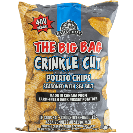 Farm Boy™ Crinkle Cut Potato Chips (400 g) | Farm Boy