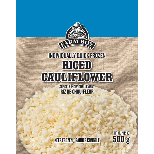 Farm Boy™ Riced Cauliflower Frozen Vegetables (500 g) | Farm Boy