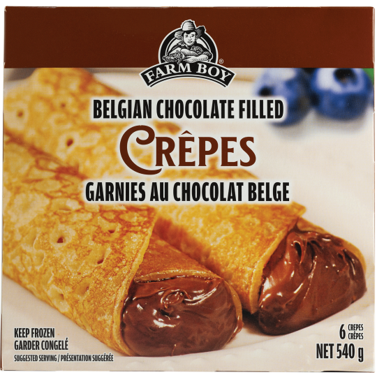 Farm Boy™ Belgian Chocolate Filled Frozen Crepes (630 g) | Farm Boy