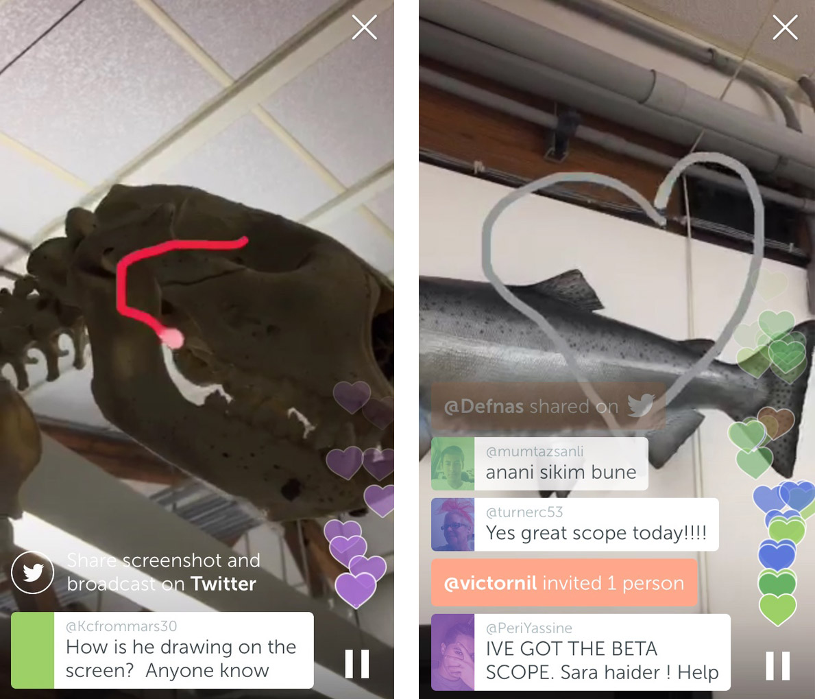 Periscope adds on-screen sketching tool for broadcasters - Fast Company