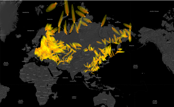 Chilling animated map shows fallout if a nuclear attack happened today ...