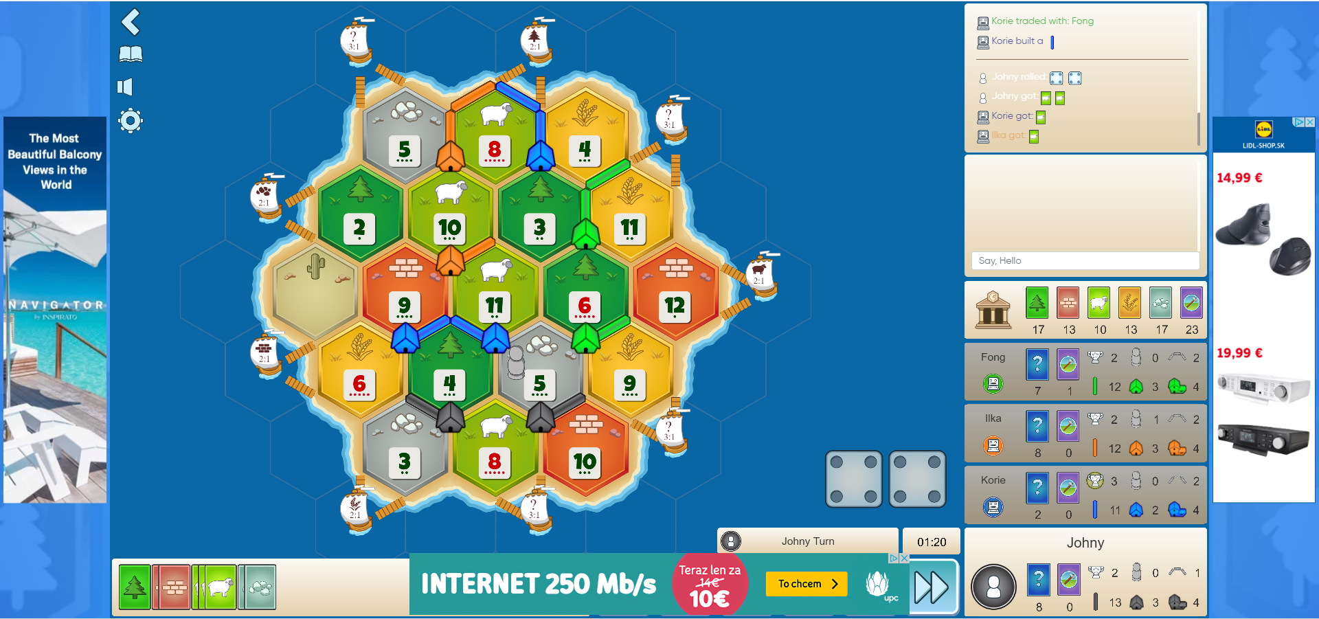 Ads cover game screen and buttons (pc and mobile) - Colonist.io