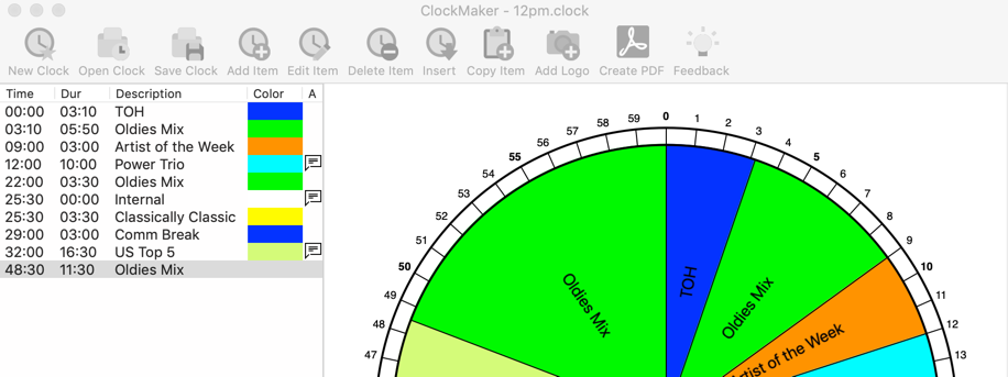 Format scheduler - AzuraCast