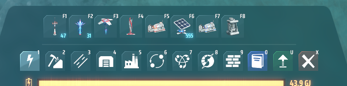 UI Shortcut keys - Captain of Industry