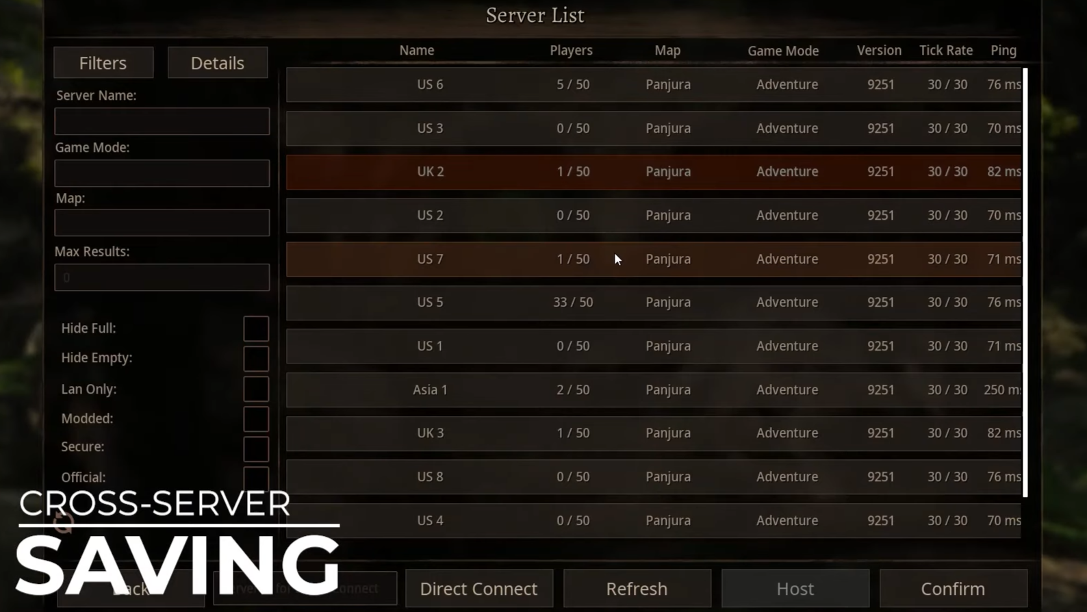 Bring Back the Server Browser for Official Servers! - Path of Titans