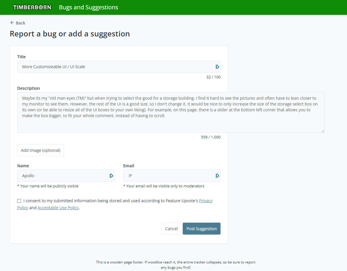 More Customizeable Ui Ui Scale Timberborn Bugs And Suggestions