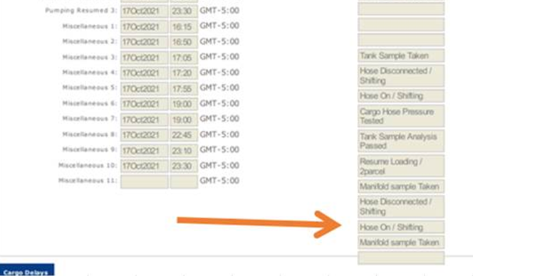 veslink cargo form - pdf - Veson Nautical Feature Board
