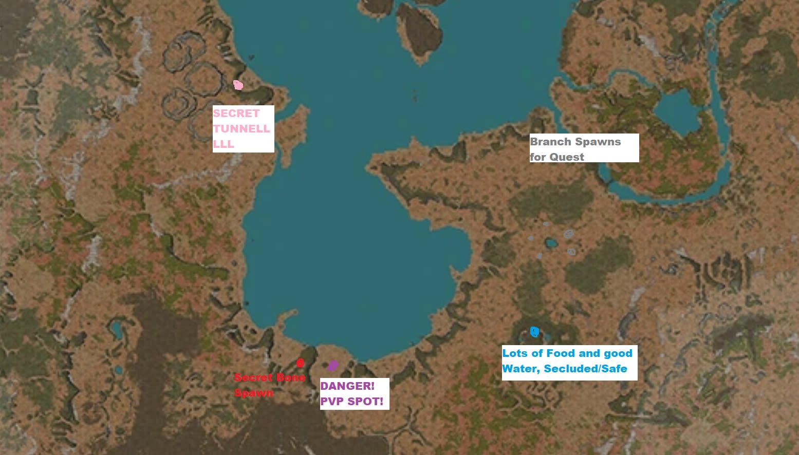 Scent Alternative: Player-made Map Markings - Path of Titans