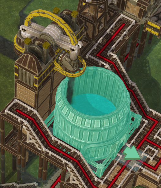 Allow mechanical pumps to directly deposit water into water tanks ...