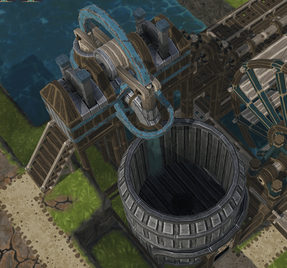 Allow mechanical pumps to directly deposit water into water tanks ...