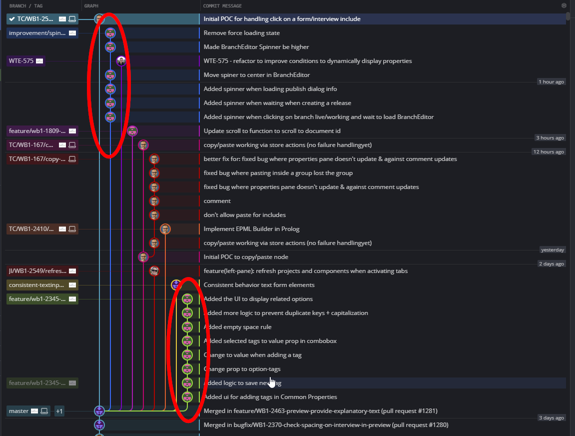 Combine Remote Commits Gitkraken