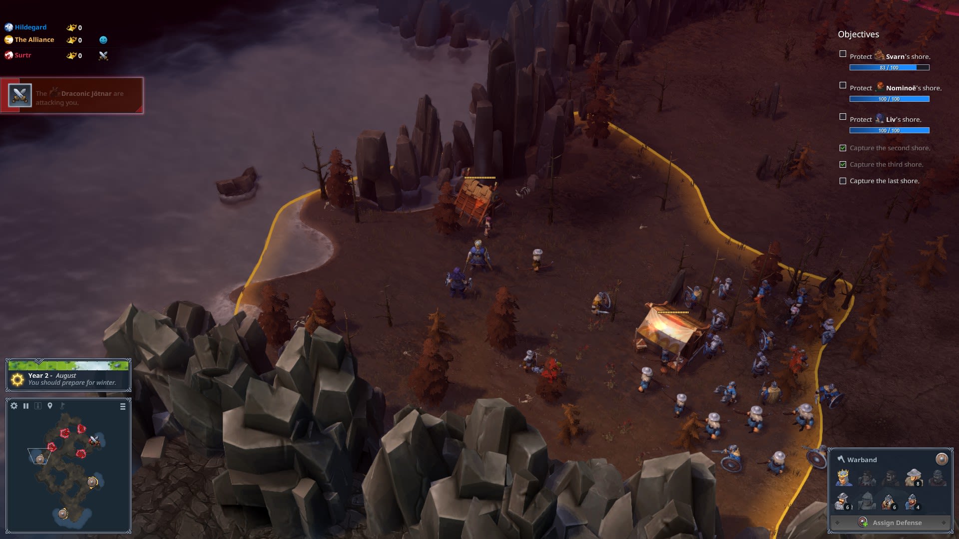 Cross of Vidar Chapter 10 - Second Shore Immediate Surtr Attack - Northgard