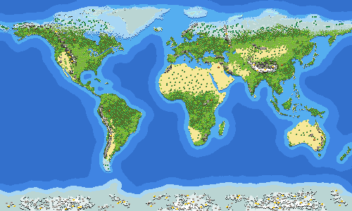 Pre-Made Map of earth - WorldBox - IdeaBox