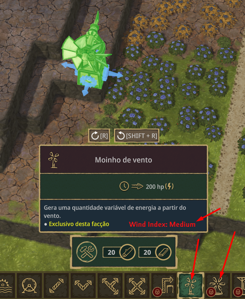 Change wind power with environment (higher ground for wind turbines ...