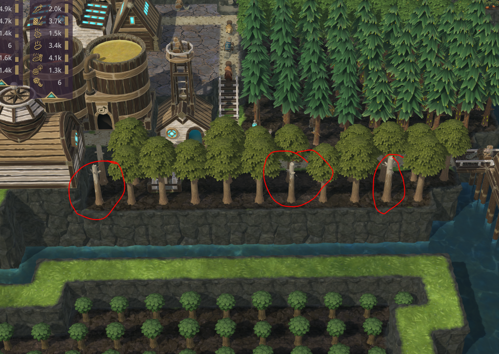 U5-Replanting trees after badwater contamination - replace dead trees ...