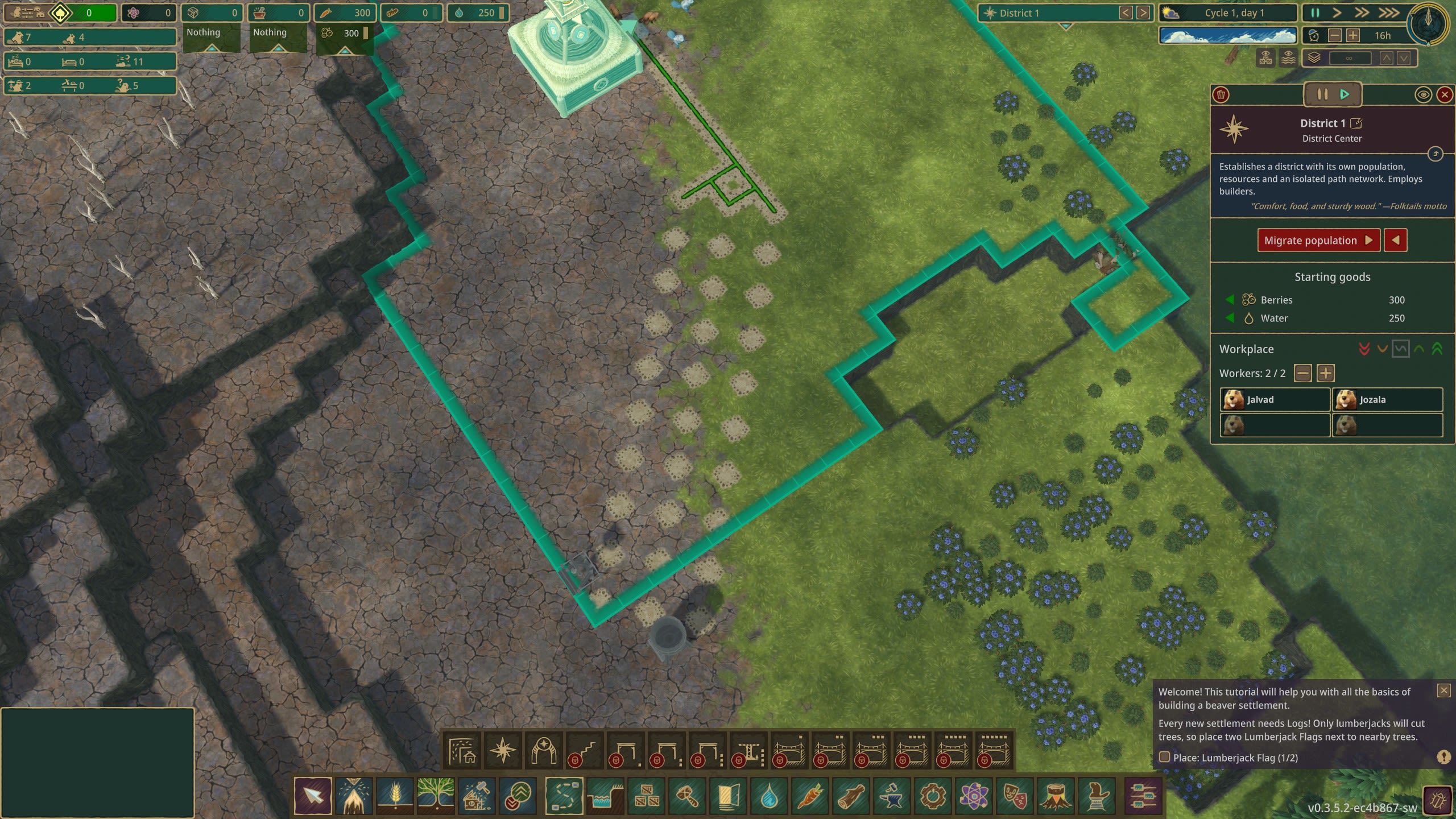 Bug Building Additional Paths Sometimes Shortens Builder Range Timberborn Bugs And Suggestions