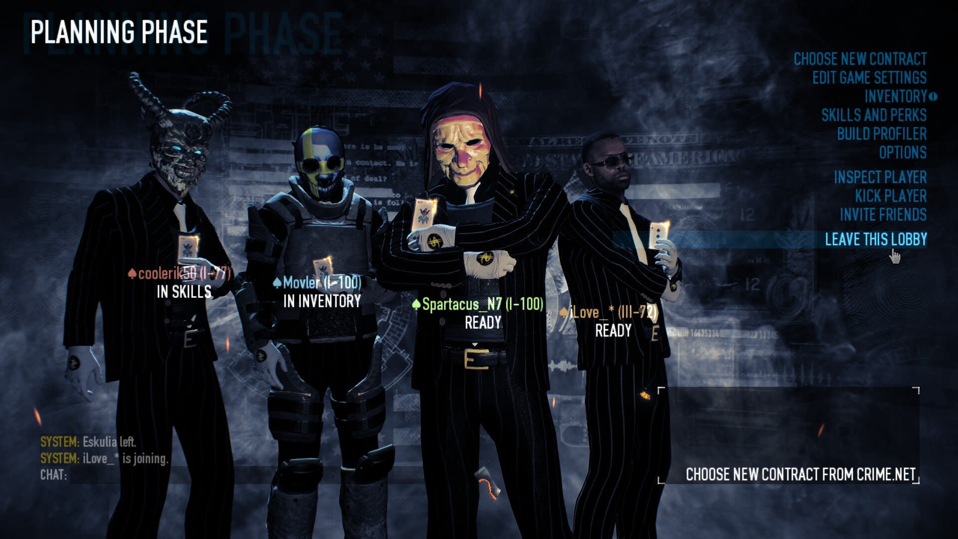 [Feedback] Please implement the color code for heist members (players ...