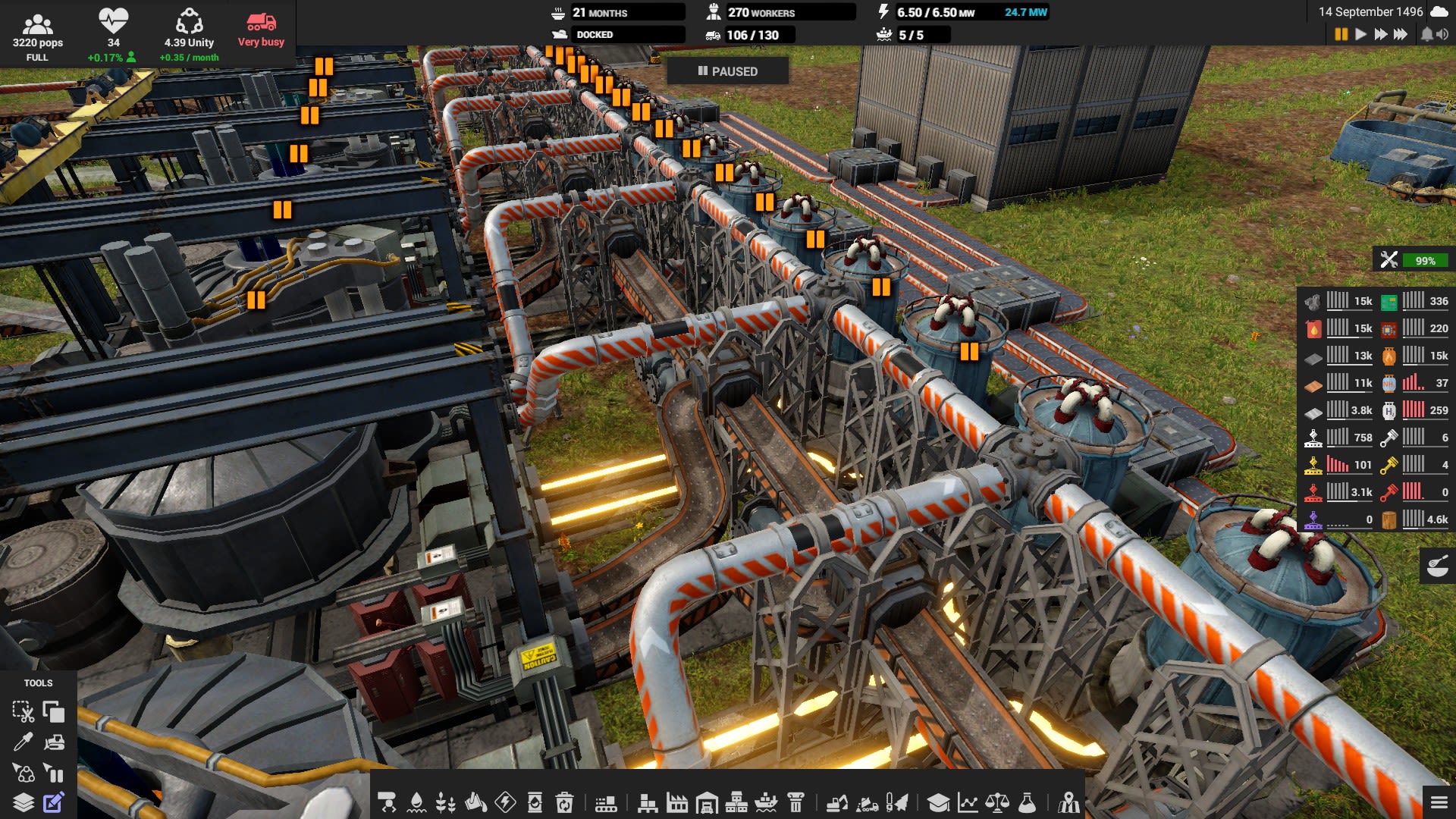 Vertical pipes - Captain of Industry