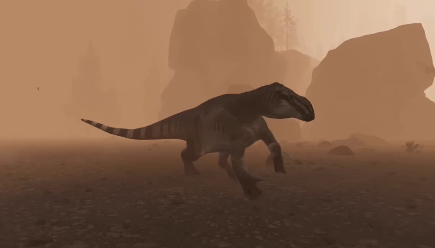 Bring back Iguanodons old Quadrupedal run animation - Path of Titans