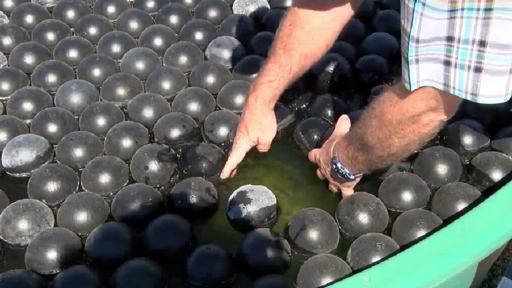 Water Shed/Roofing to Reduce Evaporation, reservoir cover, shade balls ...